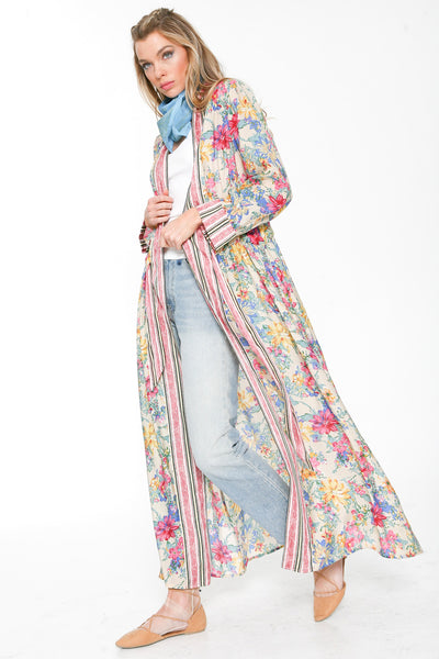 I Will Meet You at Maxi Nonclosure Duster – Aratta LLC.